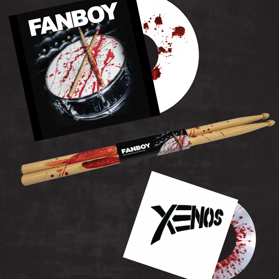 FANBOY SUPERFAN BUNDLE (2x12" Double LP Soundtrack + XENOS 7" Maxi-Sin – Silver Girl Records