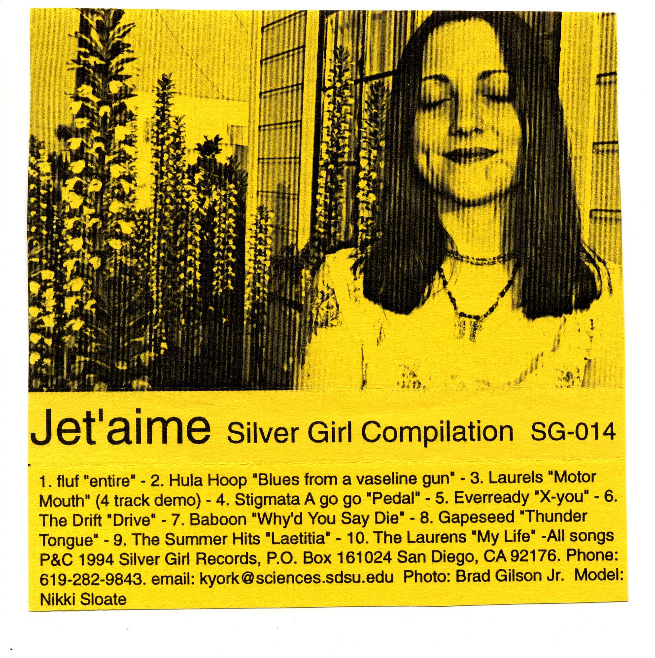 Jet'aime, A Silver Girl Compilation (Cassette) – Silver Girl Records